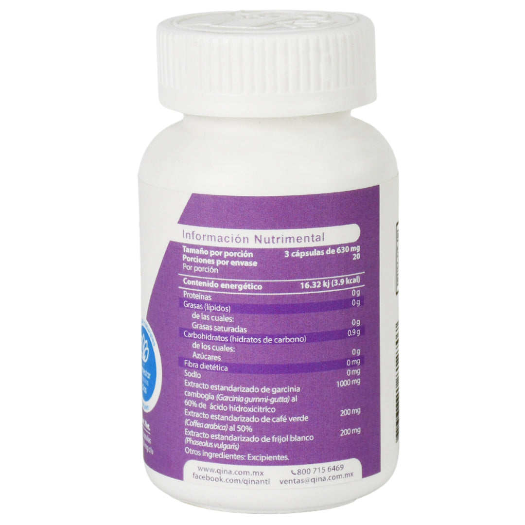 Qinaslim 60 capsulas 630 mg – RMFLEX