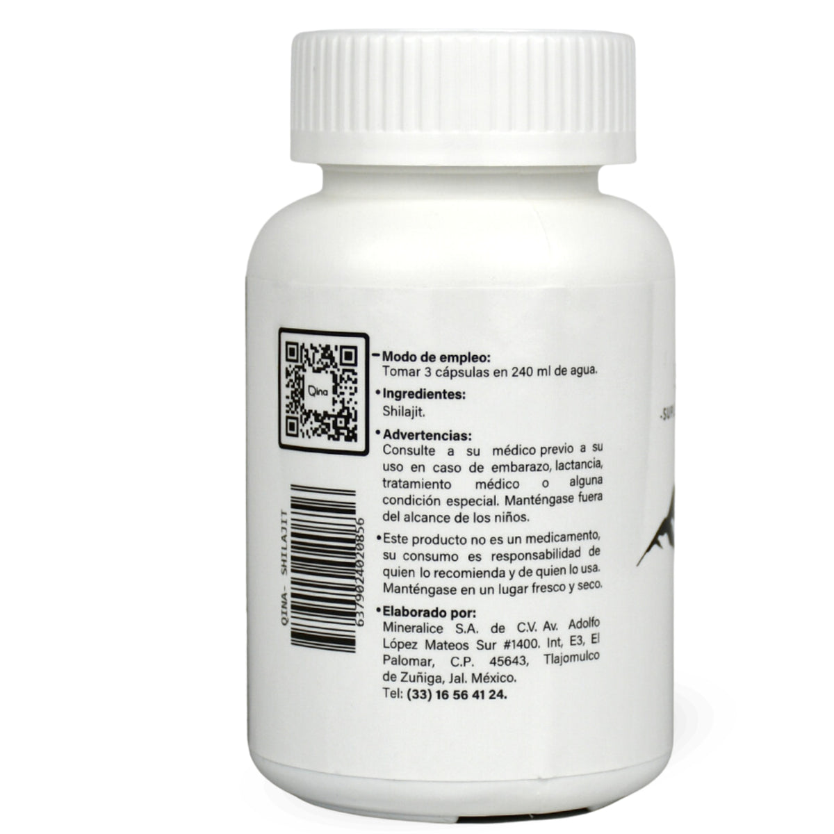 SHILAJIT 60 cápsulas de 730 mg c/u – RMFLEX